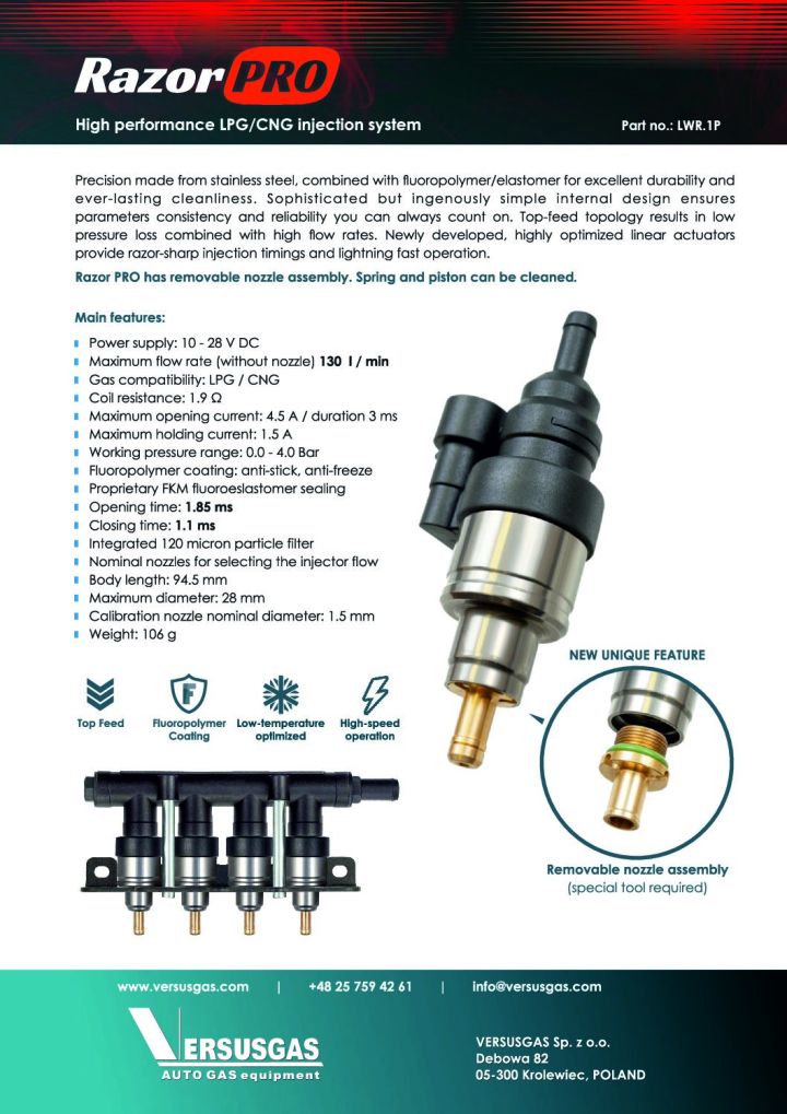 RAZOR PRO INJECTOR – Auto Gas LPG equipment and solutions